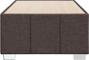 Rám postele bez matrace tmavě hnědý 90 x 200 cm textil 3284807