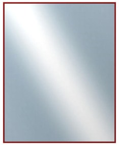 DANTIK - Zarámované zrcadlo - rozměr s rámem cca 80x100 cm z lišty Hliník vínová | P269-209 (7269209)