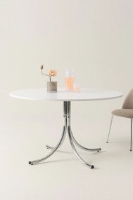 Kovový kulatý jídelní stůl ø 130 cm Chipley – Jotex