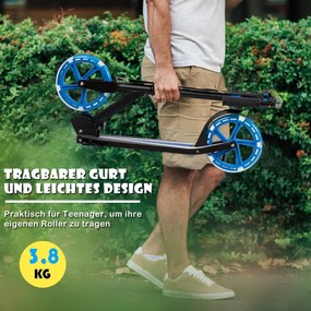 Costway Koloběžka skládací koloběžka výškově nastavitelná 100 kg
