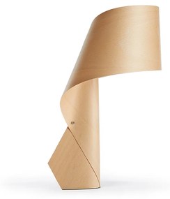 Elegantní stolní lampa z dřevěné dýhy Air Table  Elegantní stolní lampa z dřevěné dýhy Air Dekor: Přírodní bukové dřevo