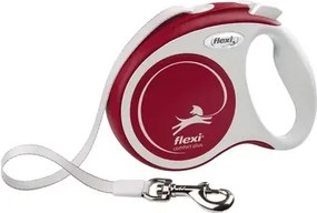 FLEXI Vodítko Comfort Plus S 5 m červené / Samonavíjecí / Do 15 kg / S