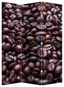 Paraván - Kávové zrna (126x170 cm)