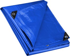 Krycí plachta Wiltec – 3 × 2 m, modrá (65229)