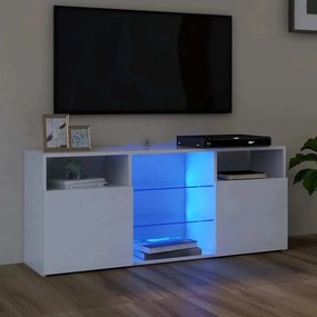 vidaXL TV skříňka s LED osvětlením 120x30x50 cm [804301] Barva: Bílá