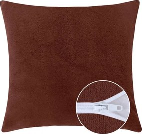 Bellatex Polštářek MIKRO jednobarevný 40x40 cm Hnědá