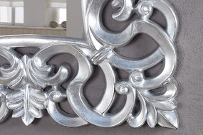 Modern Baroque Period  Nástěnné zrcadlo Vedine, 75 cm, stříbrné, starožitné