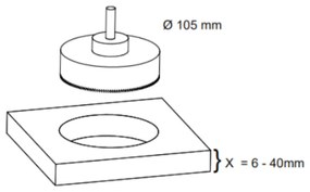 Zásuvka Bachmann Twist 2 - 946.102, 2x 230V černá matná kulatá