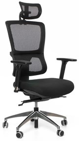 Kancelářská židle X4 černá E1/G52 4M 18 s podhlavníkem