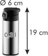TESCOMA Sport termoska se zámkem CONSTANT 0,3 l, nerez