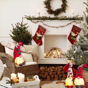 Tutumi - LED vánoční trpaslík 36cm YX058, bílá, CHR-09507