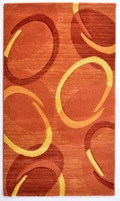 Kusový koberec FLORIDA 9828 orange BARVA: Oranžová, ROZMĚR: 80x150 cm