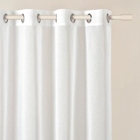 Room99 Záclona na kroužcích Novelia Barva: Bílá, Velikost: 350 x 230 cm