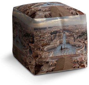 Sablio Taburet Cube Řím Vatikán Svatopetrské náměstí: 40x40x40 cm