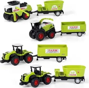 RAPPA Traktor/kombajn kovový s vlečkou / od 3 let
