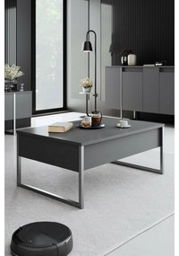 Konferenční stolek Luxe Anthracite and Silver