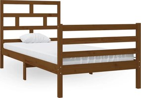 vidaXL Rám postele masivní borovice 90 x 200 cm [3101271] Barva: Bílá