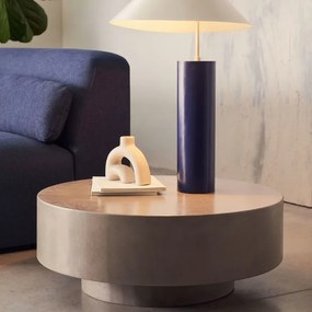 Šedý cementový konferenční stolek Kave Home Garbet 80 cm