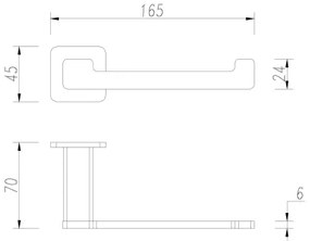 OMNIRES NL80510BL - Držák toaletního papíru NELSON matná černá