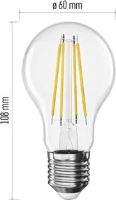 EMOS LED žárovka Retro 7,8W E27 ZF5D52