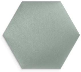 Čalouněný panel - Šestiúhelník - 40x35cm Barva: Tyrkysová