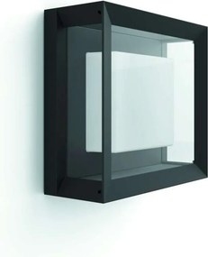 Philips Hue Econic - Chytré nástěnné venkovní LED svítidlo, 26x26 cm, černá 915005731901