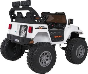 Elektrické autíčko Extreme Sport 4x4 bílé