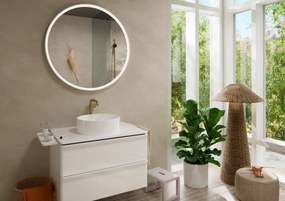 Hansgrohe Tecturis S, páková baterie pro umyvadlovou mísu 240 Fine CoolStart EcoSmart+ bez odtokové soupravy, kartáčovaný bronz, HAN-73372140