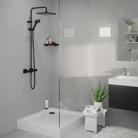 Hansgrohe Vernis Shape - Showerpipe 240 1jet s termostatem, černá matná 26427670