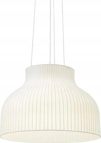 Muuto Strand Open Závěsná lampa z polymeru 60 cm bílá