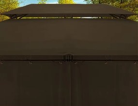 Zahradní altán pavilon DEU TOPAS 4x3m - hnědý