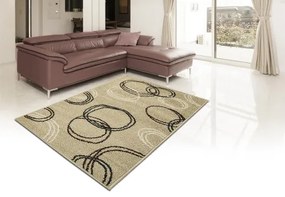 Koberce Breno Kusový koberec LOTTO 290/FM7Y, Béžová, Vícebarevné, 133 x 190 cm