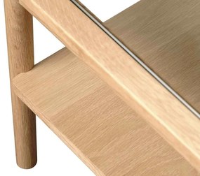 Designový konferenční stolek Dallan 120 cm přírodní dub