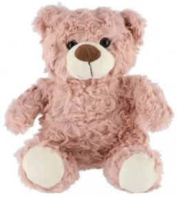 Medvěd/Medvídek sedící plyš 22cm růžový