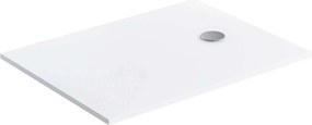 OMNIRES Aquapure M+ - Sprchová vanička 80x100 cm, matná bílá AQUAPURE80-100BM