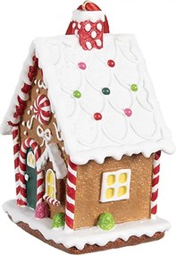 Závěsná ozdoba perníková chaloupka Gingerbread House - 7*5*9 cm