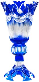 Váza Diadem, barva modrá, výška 355 mm
