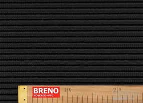 Breno Koupelnová pěnová předložka SOFTY-TEX 79803.2 černá, šíře 65 cm, Černá