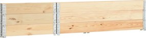 vidaXL Paletové nástavce 3 ks 50 x 150 cm masivní borové dřevo [310055]