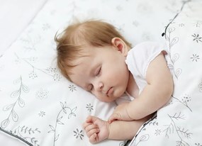 Sleepee Bavlněný polštářek a přikrývka do dětské postýlky PUNTÍKY