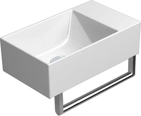 GSI GSI, KUBE X keramické umyvadlo 40x23 cm, bílá ExtraGlaze, 9484011