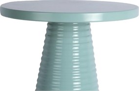 Kovový kulatý odkládací stolek ø 40 cm Catania Ribbed – Leitmotiv