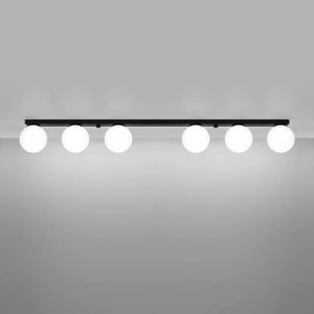 Sollux Lighting Stropní svítidlo YOLI 6 černé