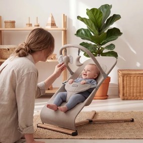 Dětské houpací křeslo Moon 30 Beige