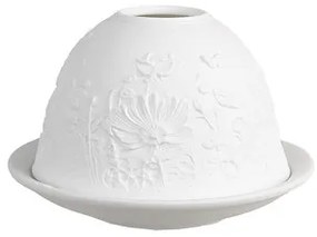 Porcelánový svícen na čajovou svíčku FLOWER Clayre &amp; Eef 6CE1826