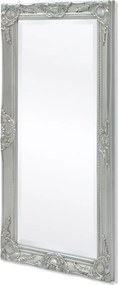 vidaXL Nástěnné zrcadlo barokní styl 100 x 50 cm [243681] Barva: Bílá