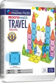 MAGNA-TILES® Magnetická stavebnice Cestovní sada Deluxe / 55 dílků