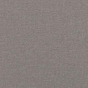 Polohovací křeslo s podnožkou taupe textil - Default Title