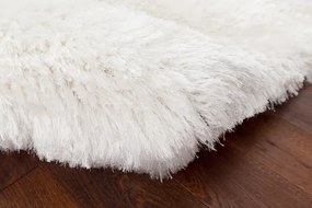 Koberec Plush Shaggy bílý