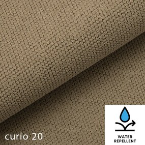 Malá sedací souprava SLIM | 235x179 cm | PRAVÁ | 20 středně hnědá | rozkládací + úložný prostor